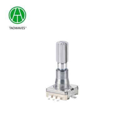 China Axonia Ec11e Series Plug-in Rotary Encoder Ec11e15244G1 Model 11mm Metal Shaft Single Shaft Knurled Switch Electronic Component for sale
