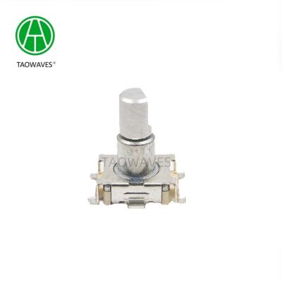China EC11 Metal Shaft Incremental Rotary Encoder With Push Switch for sale