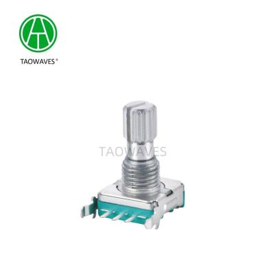 China Contact Brush Type Operating System Half Shaft Ec11 Rotary Encoder 15/20mm with Switch Digital Potentiometer Meihua Ice for sale
