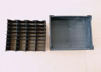 China Stackable Antistatic ESD Plastic Components Box With Plastic Divider And Handles for sale