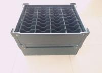China Stackable Antistatic ESD Plastic Components Box With Plastic Divider And Handles for sale