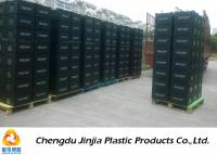 China Reusable Lightweight Plastic Antistatic ESD Turnover Boxes For Electronic Components for sale