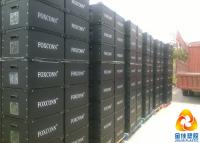 China Reusable Lightweight Plastic Antistatic ESD Turnover Boxes For Electronic Components for sale