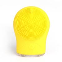 China Customize Electric Silicone Facial Cleansing Brush Face Vibrating Massager Deep Cleaning Brush for sale