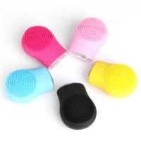 China Private Label USB Recharge Waterproof Vibrating Silicone Waterproof Face Cleansing Brush Electric Facial for sale