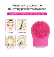 China Wholesale Waterproof Facial Cleansing Brush Electric Silicone Facial Cleansing Face Brush Cleanser for sale