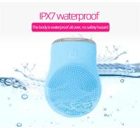 China Skin Facial cleansing instrument Silicone Cleaning Face Scrubber Equipment Vibrating Massager for sale