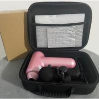 China Custom Logo 24W Fascia Massage Gun Electronic Vibration Red for sale