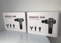 China 2000mAh Portable Muscle Fascia Massage Gun With 6 Speeds 4 Massage Heads for sale