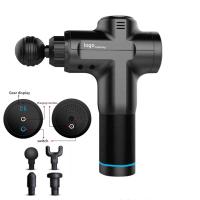China 8.4V 1A Multipurpose Fascia Massage Gun 4 Heads For Full Body for sale