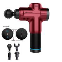China 8.4V 1A Multipurpose Fascia Massage Gun 4 Heads For Full Body for sale