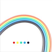 China 1.2m Natural Latex Pull Rope Elastic Resistance Bands 11 Pcs Set for sale