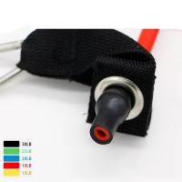 China 1.2m 20LB Yoga Resistance Band , Elastic Stretch Band With Foam Handles for sale
