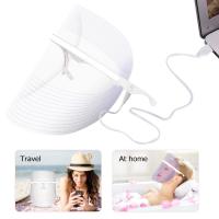 China Photon Light Therapy LED Beauty Mask FCC Ceritified With Neck for sale