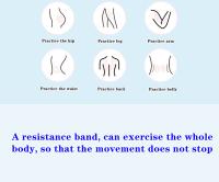 China 2080mm Pull Up Yoga Resistance Band Easy To Carry Two Colors for sale