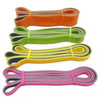 China Custom Logo Yoga Resistance Band 100% Natural Latex For Exercise for sale