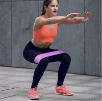 China Super Elastic Yoga Resistance Loop Band Anti Slip For Hip Workout for sale