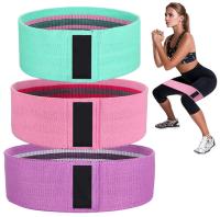 China Super Elastic Yoga Resistance Loop Band Anti Slip For Hip Workout for sale