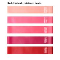 China Silicone Gradient Color Yoga Resistance Band 600mm With Multiple Color Choices for sale