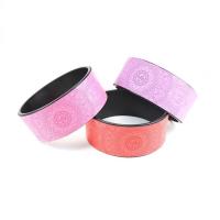 China 33cm Diameter PU Yoga Exercise Wheel Thick Cushion For Dharma for sale