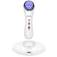 China LED Photon Therapy Iontophoresis Radio Frequency Skin Device Rechargeable for sale