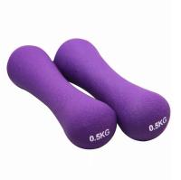 China Hexagon Bone Shaped Dumbbells 1KG Hand Weights For Body Building for sale