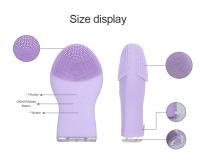 China Portable Mini Electric Silicone Facial Cleanser Waterproof Ipx7 for sale