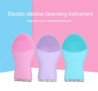China Portable Mini Electric Silicone Facial Cleanser Waterproof Ipx7 for sale