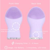 China 5V Facial Massager Electric Facial Cleanser Pink With FCC for sale