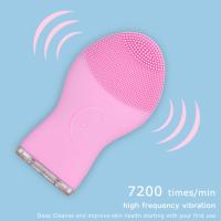China 5V Facial Massager Electric Facial Cleanser Pink With FCC for sale