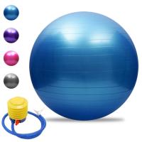 China Thickened PVC Yoga Stability Ball , 85 Cm Exercise Ball Explosion Proof For Pilates for sale