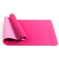 China Soft Comfortable TPE Yoga Mat 6mm Non Slip Yoga Mat Home Use for sale