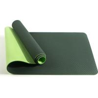 China Double Layer Dual Color TPE Yoga Mat 183*61cm Good Elasticity for sale