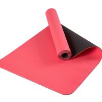 China Double Layer Dual Color TPE Yoga Mat 183*61cm Good Elasticity for sale