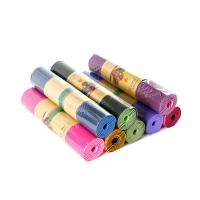 China Soft Comfortable TPE Yoga Mat 6mm Non Slip Yoga Mat Home Use for sale