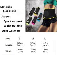 China 105cm Weight Loss Elastic Waist Support Belt For Women Men for sale