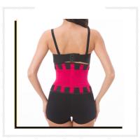 China Pink Lumbar Elastic Waist Support Belt With FCC Certification for sale