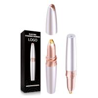China Mini Electric Painless Eyebrow Hair Remover Pen 250mAh Battery for sale