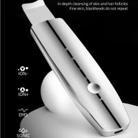 China EMS Radio Frequency Skin Device Micro Electric Current Shock Ultrasonic Skin Scrubber for sale