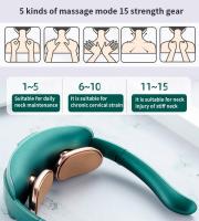 China Cervical EMS Vibration Skin Tightening Device Smart Electric Neck Massager for sale