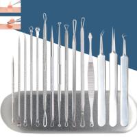 China 1-15 Pcs Blackhead Whitehead Pimple Facial Skin Care Devices Comedone Acne Extractor for sale