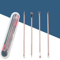 China 4 Pcs 5 Pcs 7 Pcs Facial Skin Care Devices Stainless Steel Acne Blackhead Remover for sale