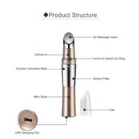 China Thermal Ion Facial Skin Care Devices Electric Eye Massager Pen 42 Degree for sale