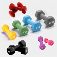 China RoHS Approval 1KG 2KG 3KG Fitness Dumbbell Rubber Hex Dumbbell Set for sale