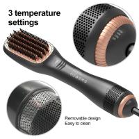 China Nylon Alloy Hot Air Brush Straightener Comb 1200w With 2m Power Cord for sale