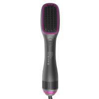 China 360 Degree Rotating Cord Hair Electric Comb , 240V Hot Air Straightener Dryer Brush for sale