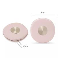 China Hand Travel Pocket Beauty Mirrors LED Purse Folding Makeup 3X Magnifying Custom Cosmetic Desktop Mirror for sale