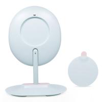 China Original Manufacturer Touch Sensor Switch Single Sides Oval Shaped Soft Lights Led Lighted Makeup Mirror for sale
