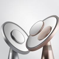 China Desktop Round Portable Pantone Color Makeup Vanity Beauty LED Mirror for sale
