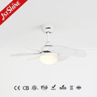 China White Ceiling Fan Light Kids' Room DC Motor 30 Inch Mini LED Ceiling Fan for sale